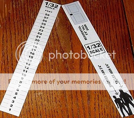 Scale Ruler For Modelers in 1/32 Scale | eBay