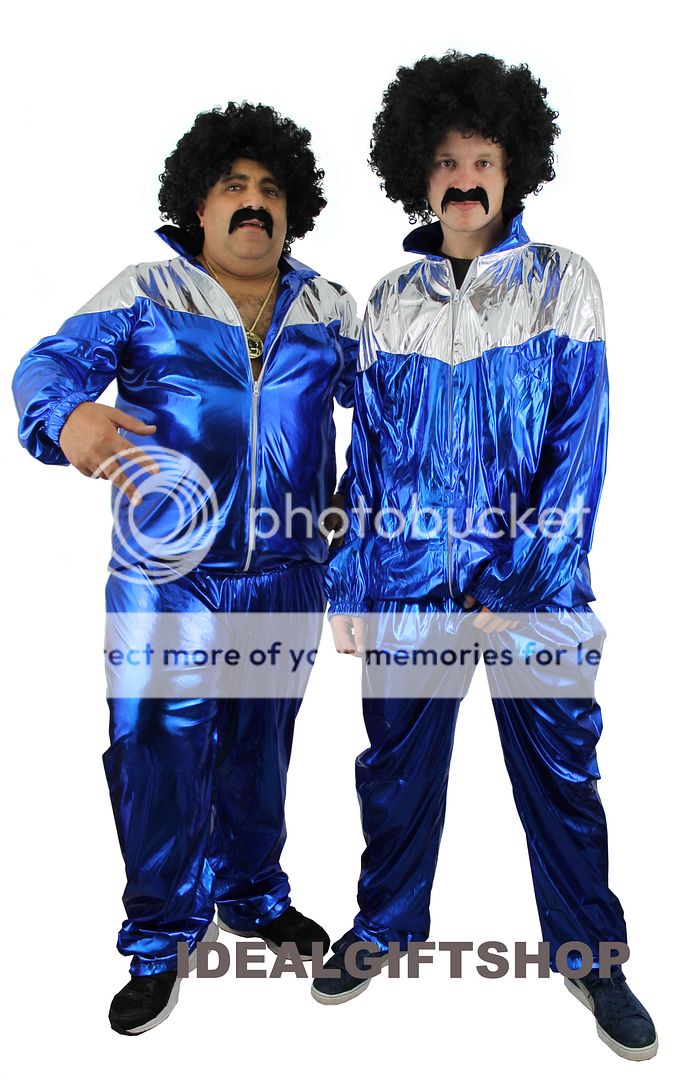 180'S SCOUSER COSTUME WIG AND TASH SHELL SUIT CHAV MENS 80S SCOUSE ...